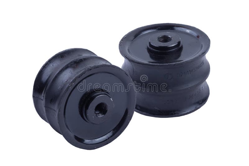 Auto Parts Rubber Bushing Leaf Spring Car Stock Photo - Image of drift ...