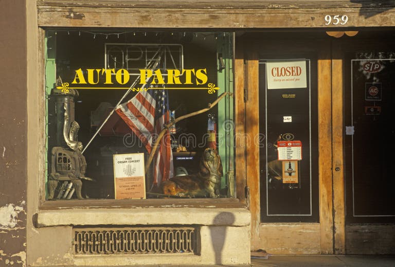 Auto Parts storefront editorial stock image. Image of states - 23180239