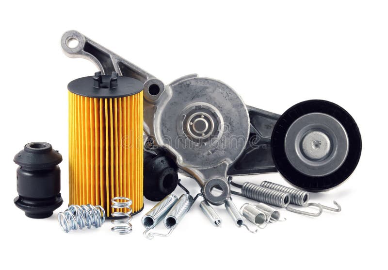 Set of auto parts stock image. Image of detail, automobile - 16829375
