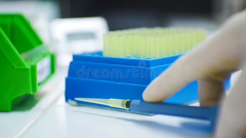 Auto Pipette and Pipette Tip in Laboratory Stock Photo - Image of auto ...