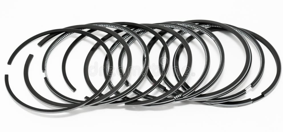 Auto piston rings stock image. Image of piece, automobile - 21815273