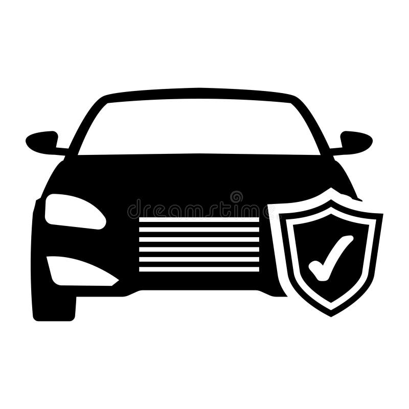 Auto Protection Icon stock vector. Illustration of design - 295794710