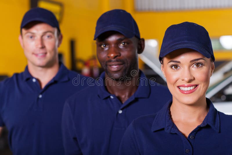 Auto repair employees stock photo. Image of maintenance - 30458510