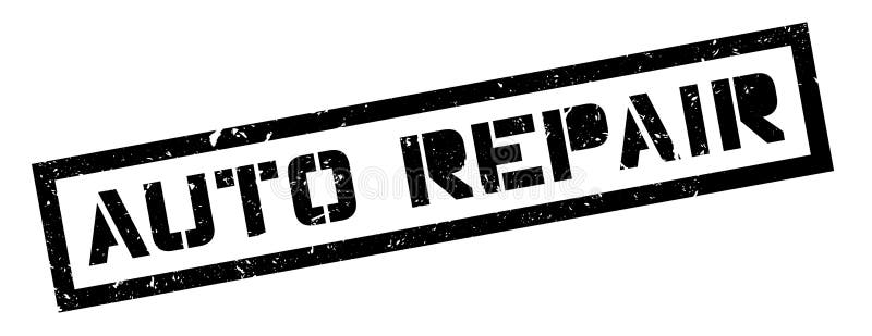 Auto Repair rubber stamp stock vector. Illustration of overhaul - 83105476