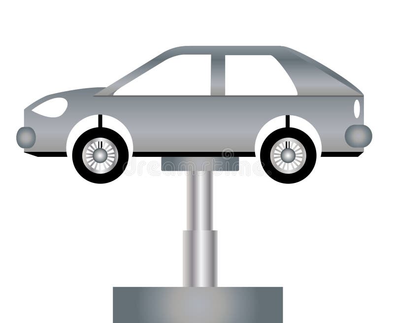 Auto repair shop stock vector. Illustration of drawing - 33919365