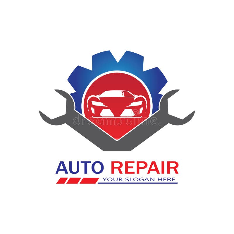 Auto Repairing Logo Vector. Automotive and Transportation Logo Template ...