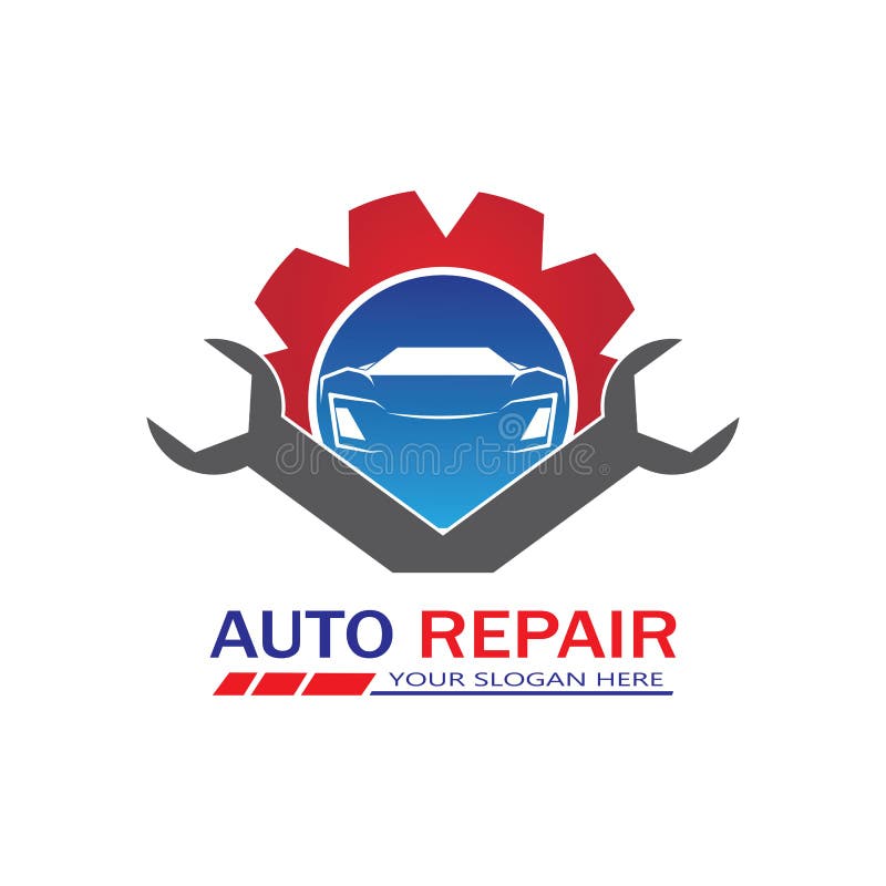 Auto Repairing Logo Vector. Automotive and Transportation Logo Template ...