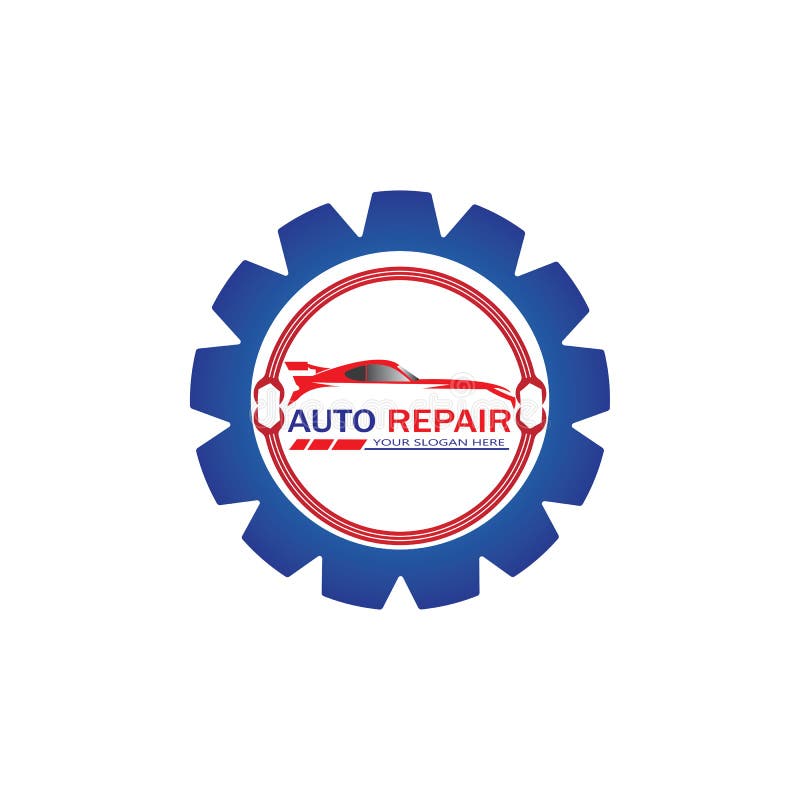 Auto Repairing Logo Vector. Automotive and Transportation Logo Template ...