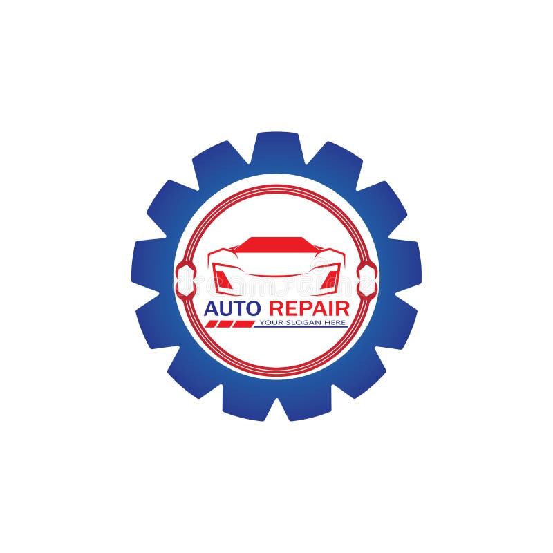 Auto Repairing Logo Vector. Automotive and Transportation Logo Template ...