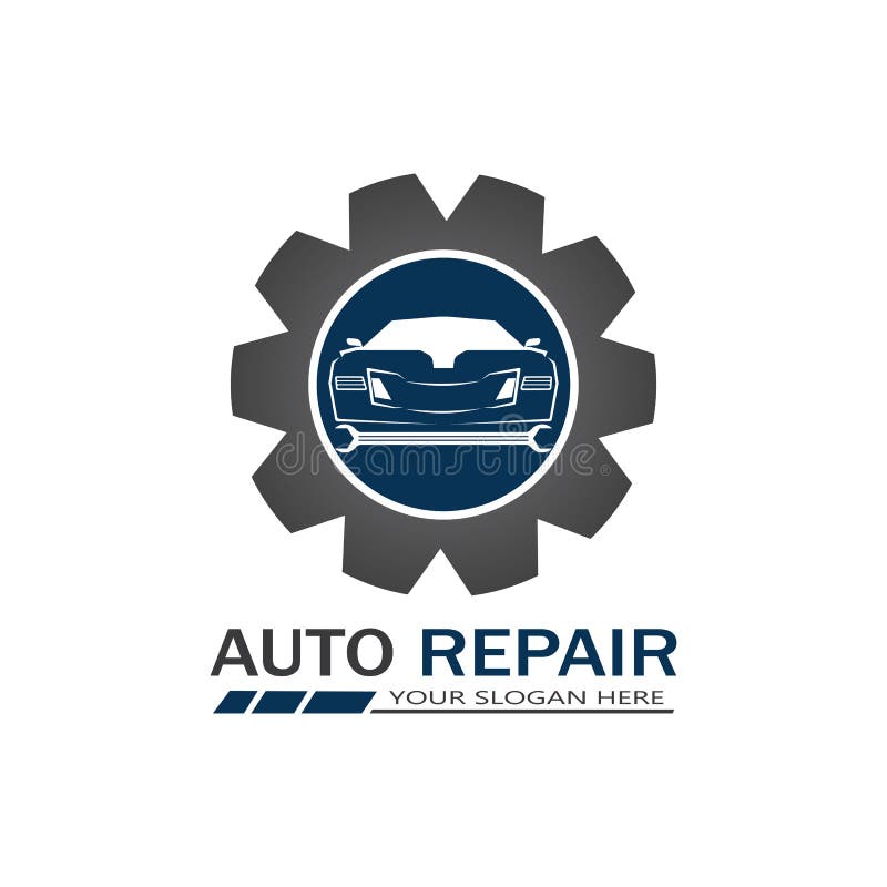 Auto Repairing Logo Vector. Automotive and Transportation Logo Template ...