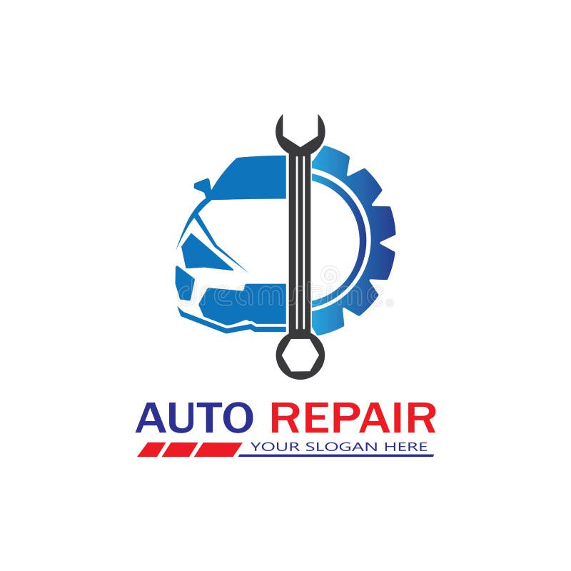 Auto Repairing Logo Vector. Automotive and Transportation Logo Template ...