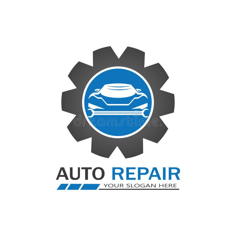 Auto Repairing Logo Vector. Automotive and Transportation Logo Template ...