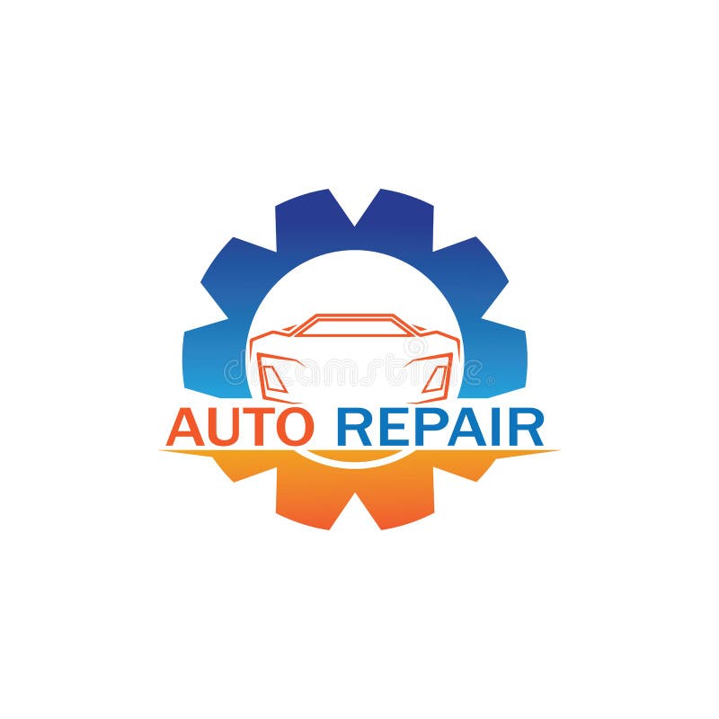 Car Repair Logo Template Car Repairing Vector Design Stock ...