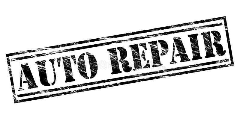 Auto Repairs Black Stamp Stock Illustrations – 3 Auto Repairs Black ...