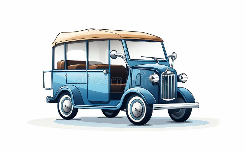 Auto Rickshaw Emblem Isolated on a Transparent Background. Stock ...