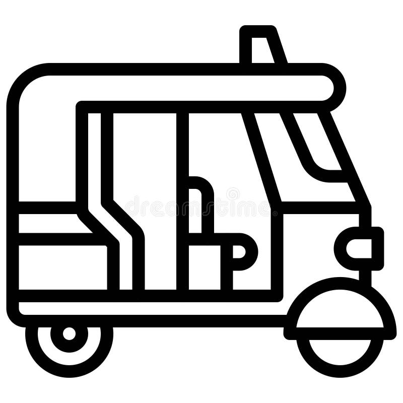 Tuktuk Transportation Icon Stock Illustrations – 373 Tuktuk ...