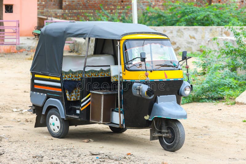 Auto Rikshaw stock image. Image of city, auto, green - 104793235