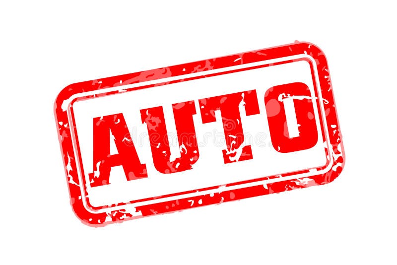 Auto rubber stamp stock vector. Illustration of graphic - 83715956