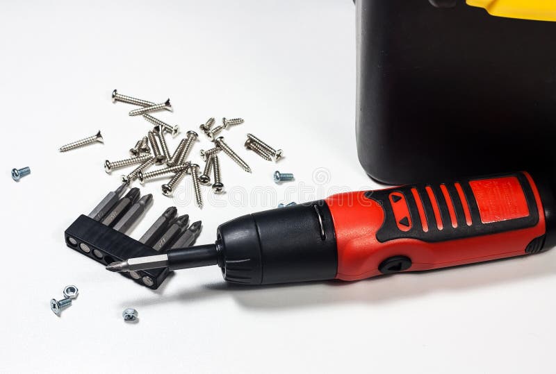 Auto screwdriver stock image. Image of toolbox, technology - 36520309