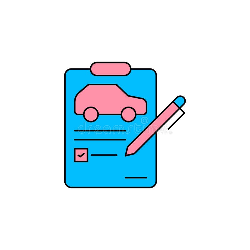 Auto Sell Invoice Icon Vector Stock Vector - Illustration of ...