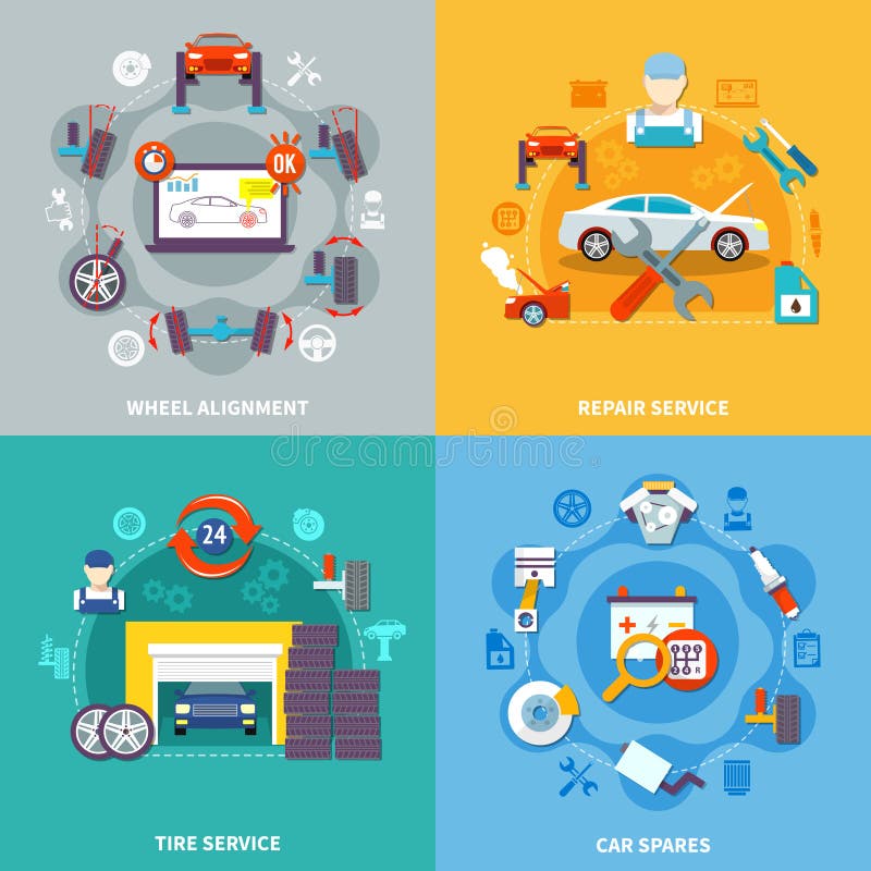 Tire Alignment Stock Illustrations – 379 Tire Alignment Stock ...