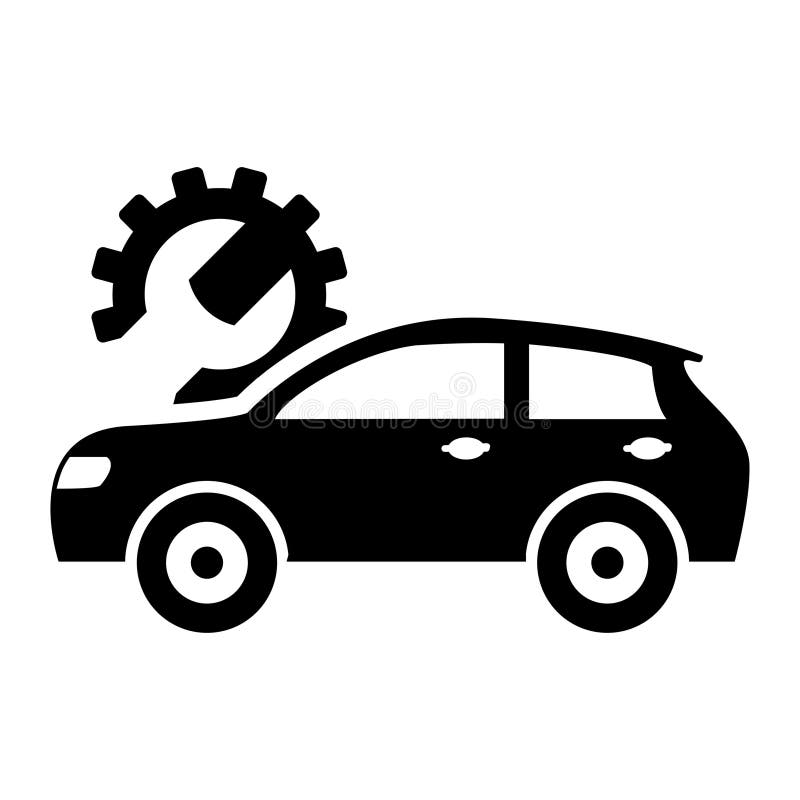 Auto Service Icon stock vector. Illustration of design - 295794698