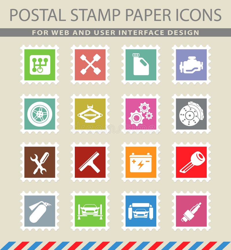 Auto Service Icons stock illustration. Illustration of disk - 88723445