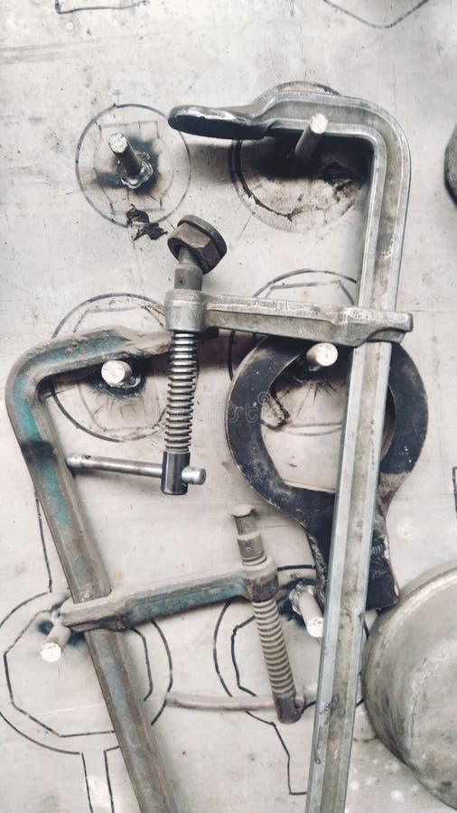 Auto Service Mechanic Tools Stock Image - Image of mechanic, glass ...