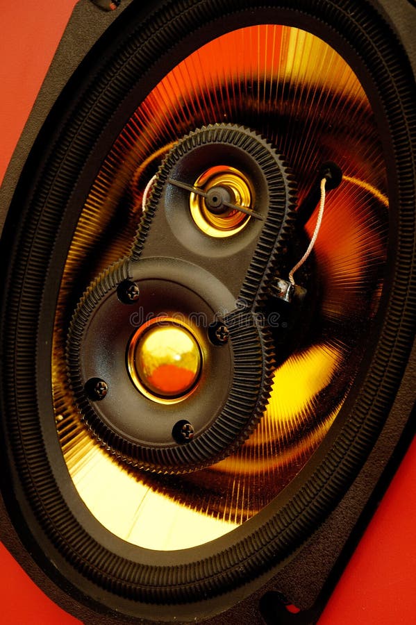 Auto Sound Loud Speaker System Stock Photo - Image of motor, show: 808646