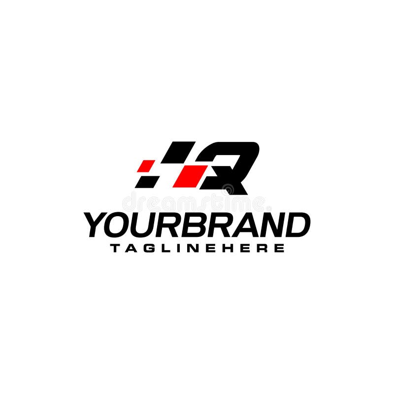Auto Speed Letter Q with Race Element Logo Template Vector Stock Vector ...