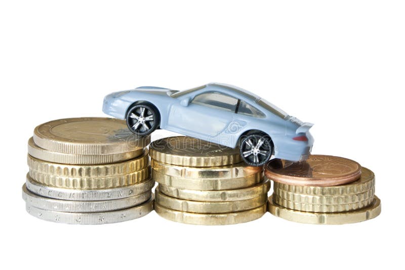 Auto auf Bargeld stockbild. Bild von taste, banknote, euro - 7378801