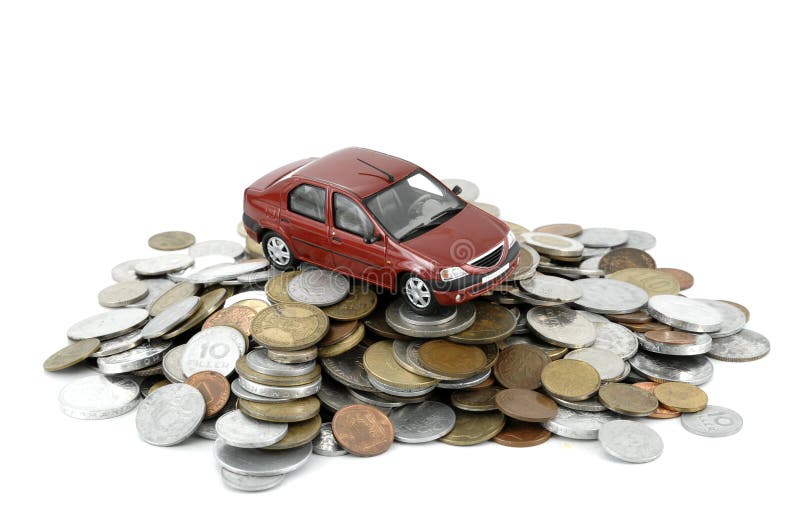 Auto und Geld stockfoto. Bild von euro, erwerb, dollar - 8650500