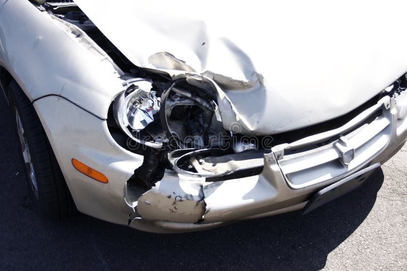 Auto wreck stock image. Image of outdoor, auto, front - 19412427