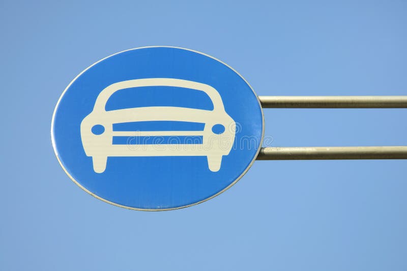 Auto-Zeichen stockbild. Bild von hintergrund, verkehr - 27378965