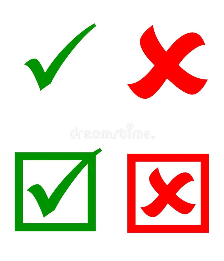 Autoadesivi Del Segno Di Spunta Di Vettore Illustrazione di Stock ...