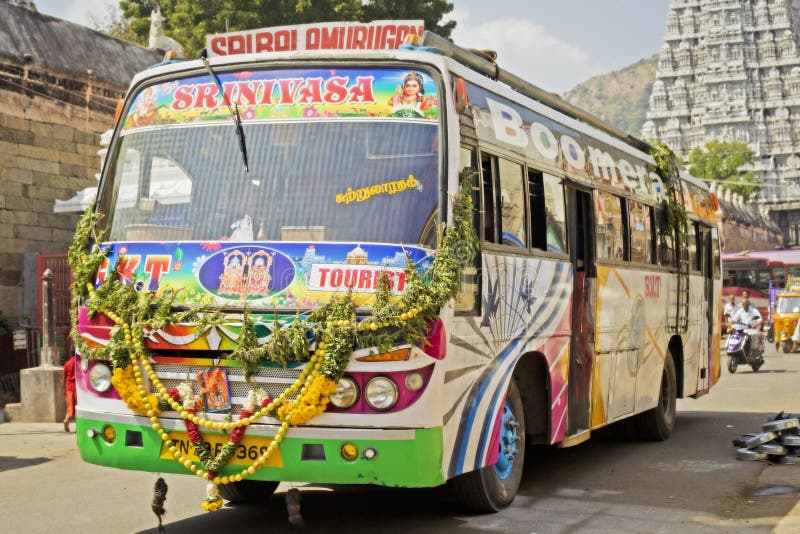 Autobús indio colorido foto de archivo editorial. Imagen de modifique ...