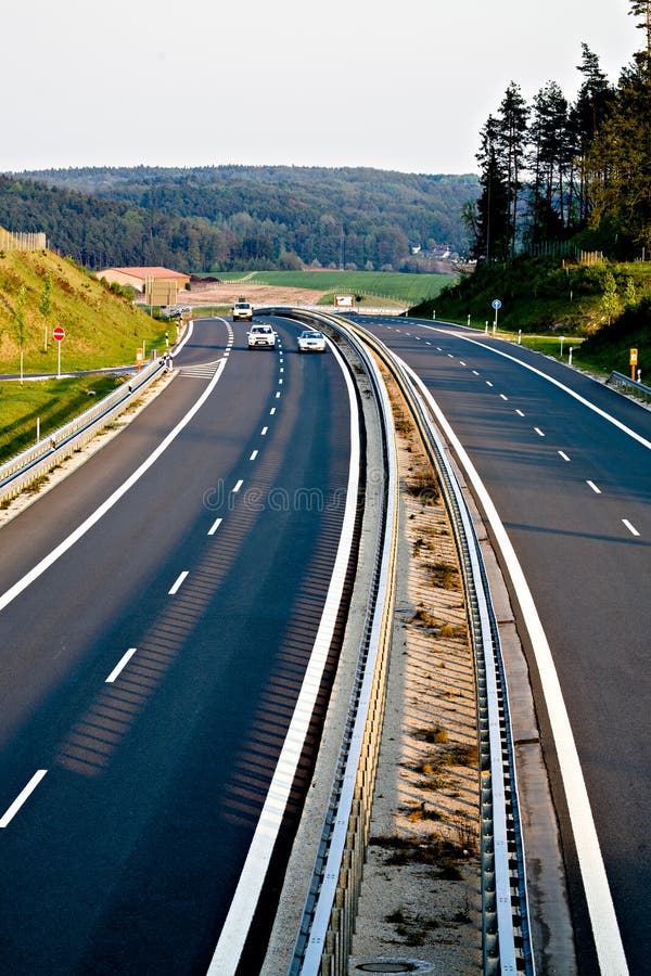 Autobahn stock image. Image of germany, motion, traveling - 24697201