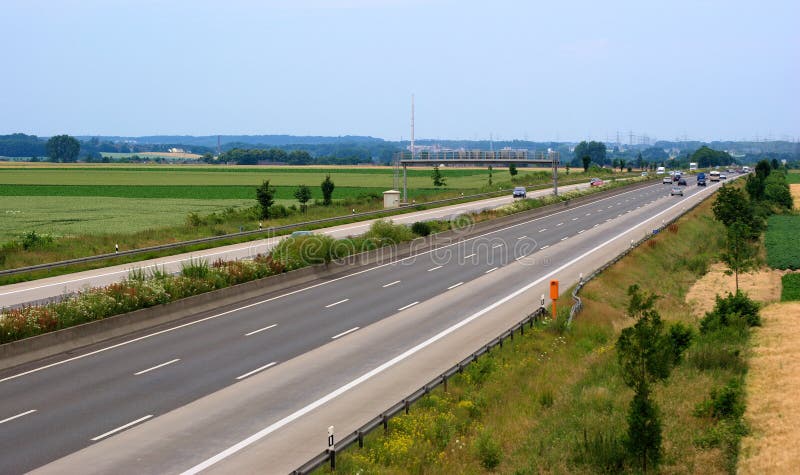 Autobahn in Germany stock photo. Image of urban, horizon - 14330094