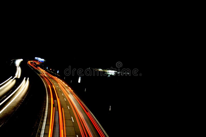 Autobahn /highway Curve Motion Stock Image - Image of highway, motion ...