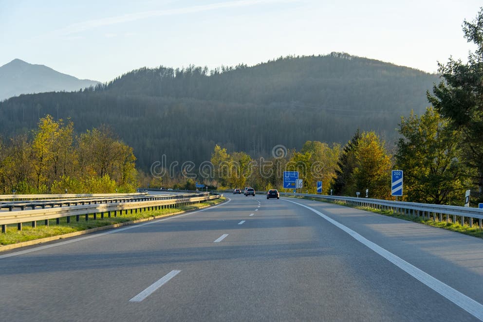 Autobahn 95 stock photo. Image of landscape, destination - 366989014