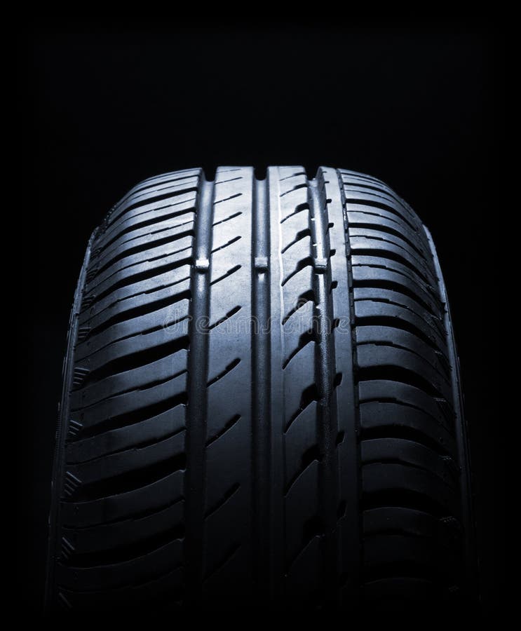 Afdruk Van Een Gele Autoband Stock Afbeelding - Image of rupsband, band ...