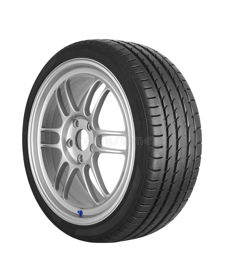 Autoband op wit stock foto. Image of onderhoud, verandering - 91291050