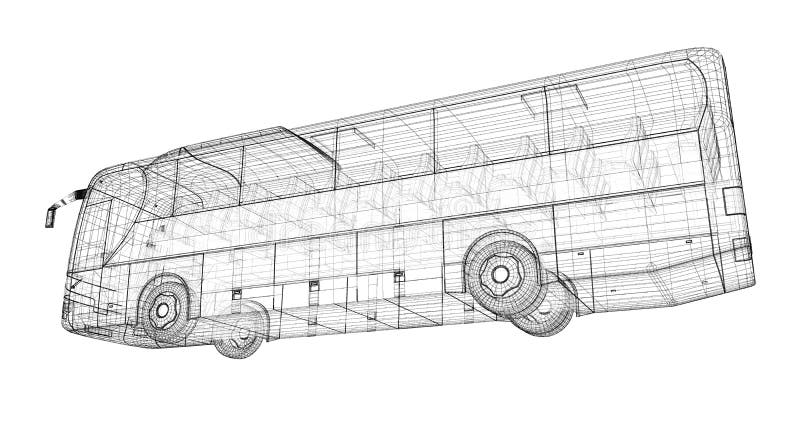 Autobus stock illustration. Illustration of copy, pick - 44372455