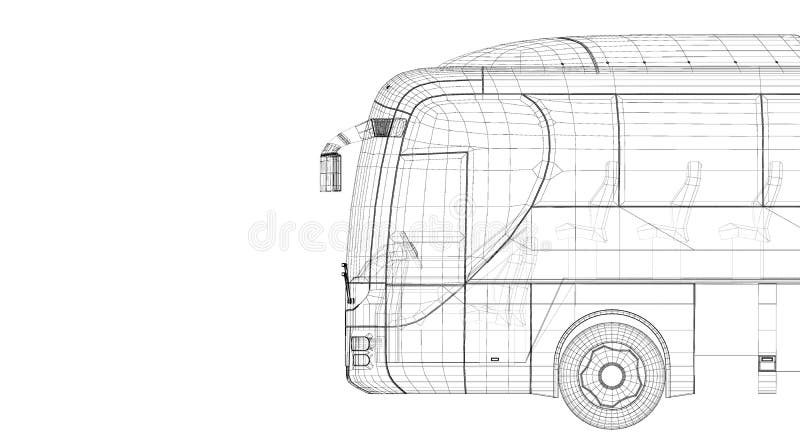 Autobus stock illustration. Illustration of cities, speed - 44372951