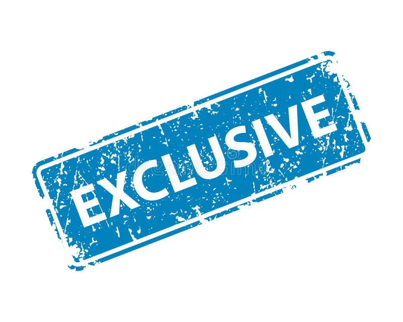 Autocollant De Signe Exclusif. Texture Vectorielle Illustration de ...