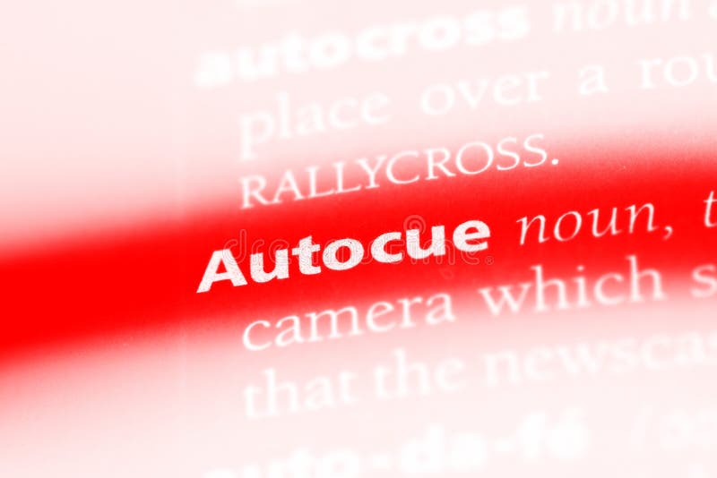 Autocue stock image. Image of text, autocue, info, word - 114412473