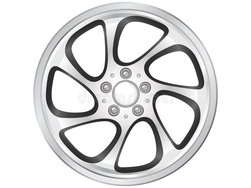 Autofelge stock abbildung. Illustration von drehzahl - 18484330
