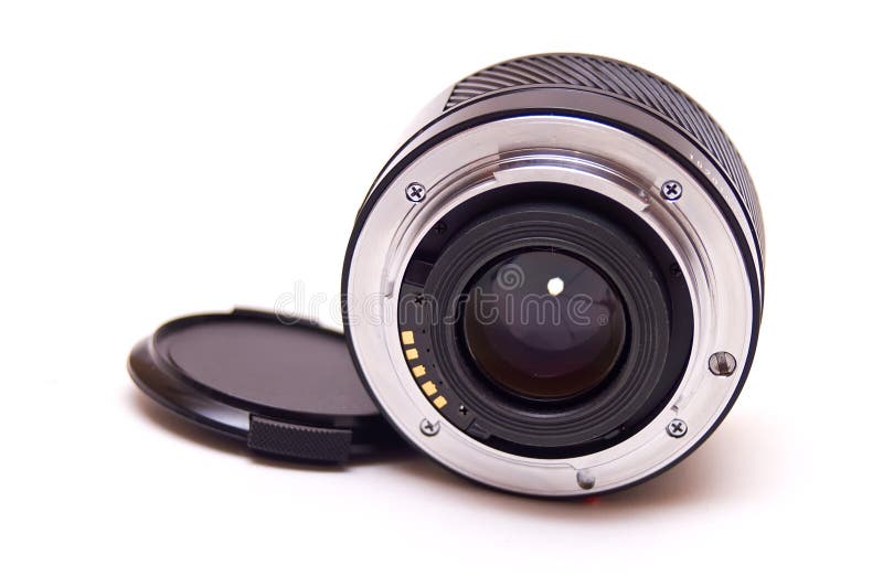 Autofocus lens isolated stock photo. Image of color, optical - 12545042