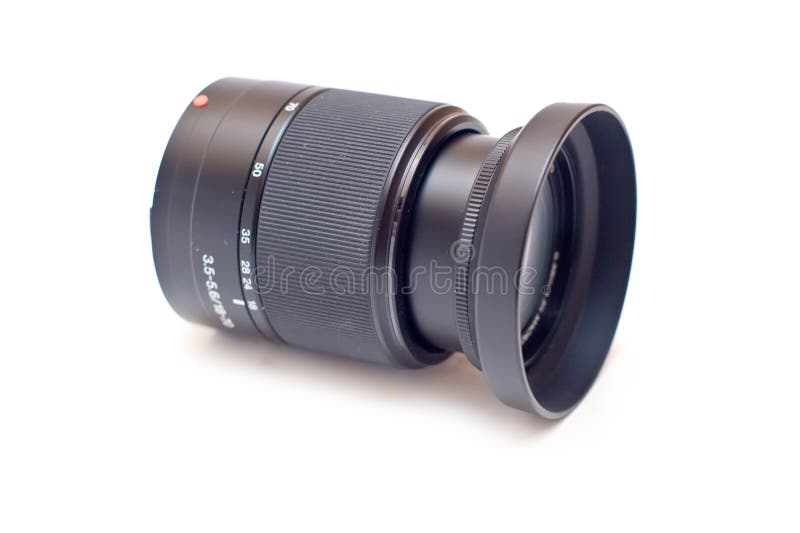 Autofocus lens isolated stock photo. Image of color, optical - 12545042