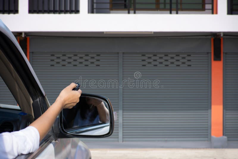 Auto Garage Door Remote Control. Stock Image - Image of modern ...